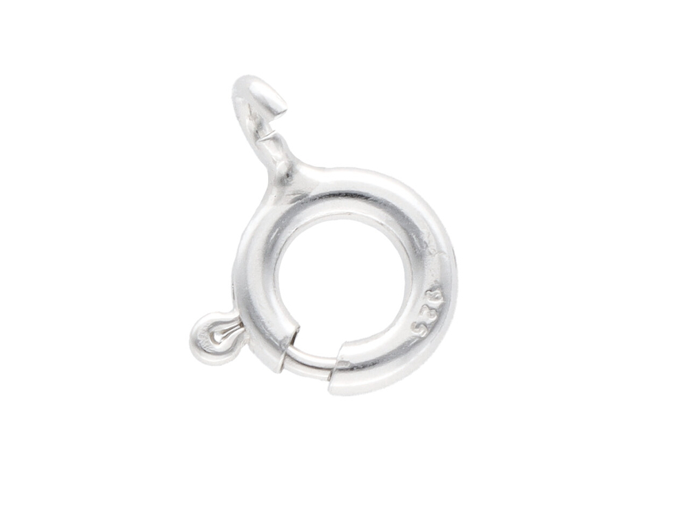 P3a07 zapięcie federing 6 mm srebro 925 - 1 sztuka - Zapięcia ...